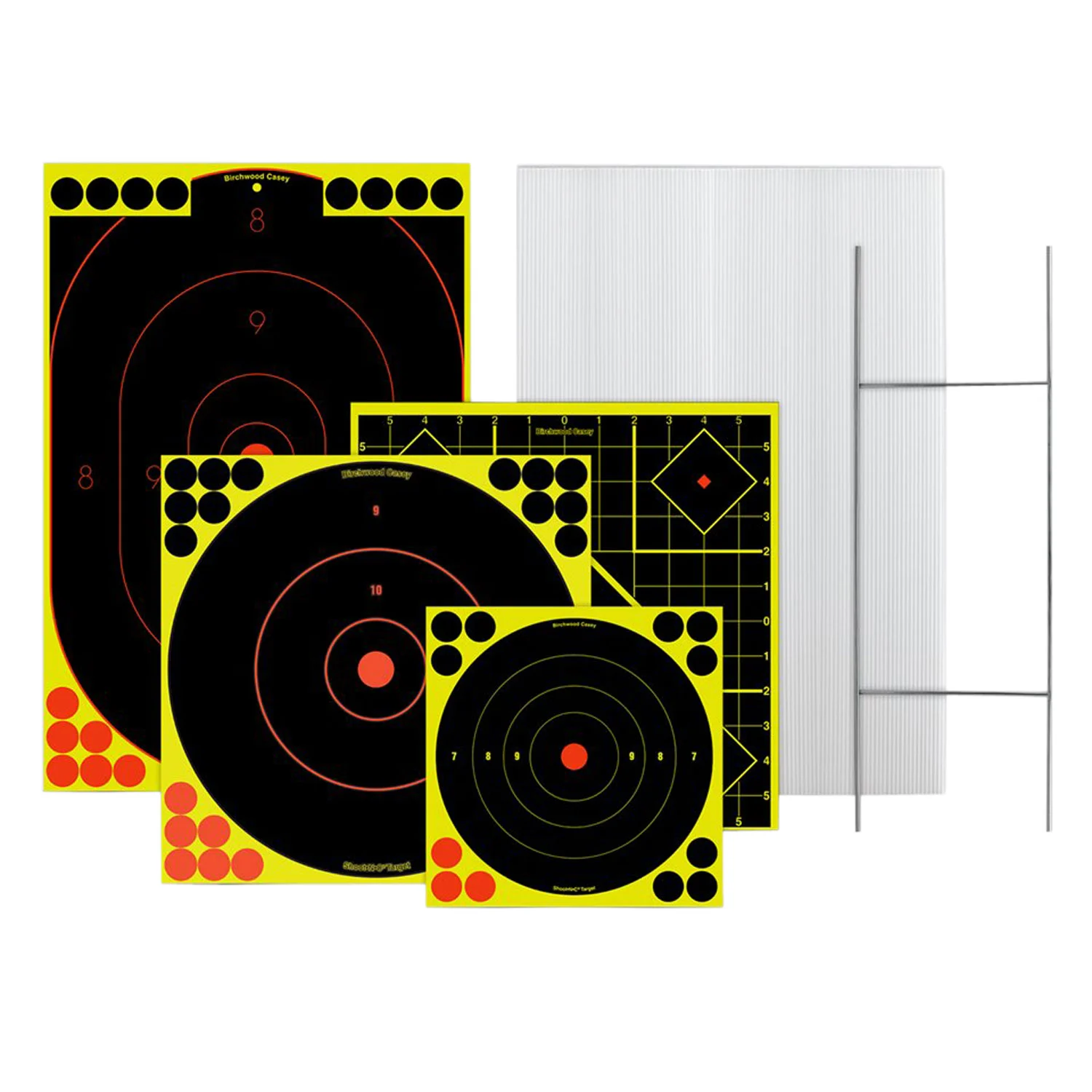 Birchwood Casey 38102 Sharpshooter Stand & Target Kit Standing Paper ...