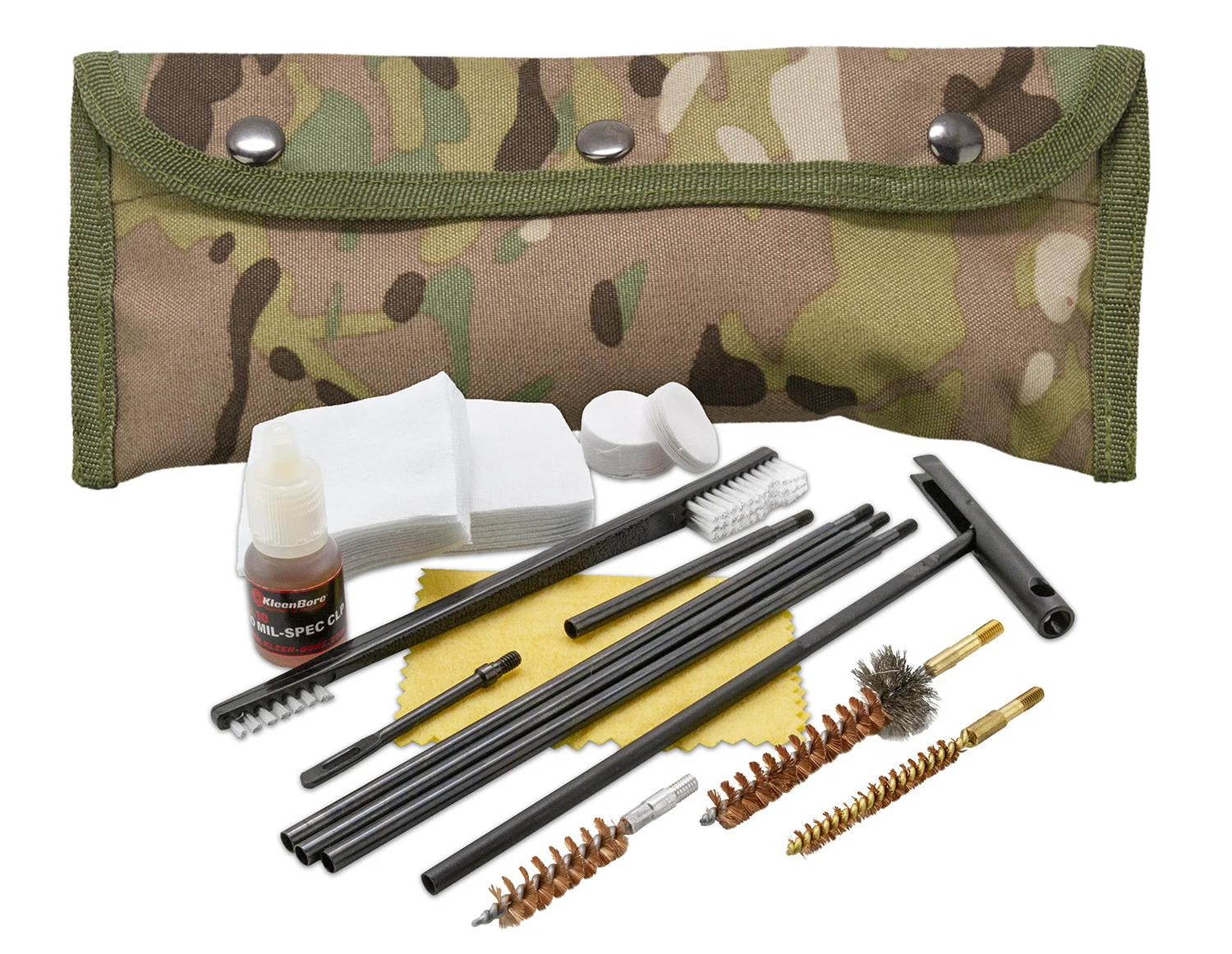 KleenBore POU303MC Modular Cleaning Kit Multi-Caliber Handgun/Rifle ...