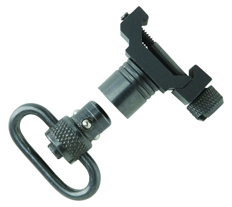 Uncle Mike's 21101 Quick Detach Swivel Set made of Steel with Black ...
