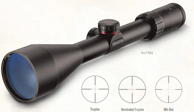 SIMMONS PRO HUNTER RIFLE SCOPE 6-18X50 BLACK TRUPLEX RETICLE ( BOX ...